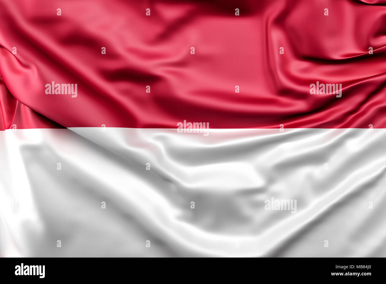 Flag of Monaco Stock Photo - Alamy