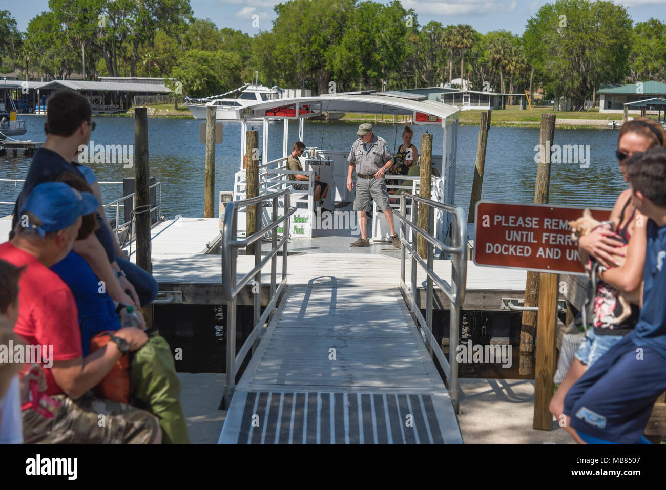Hontoon Island Ferry Volusia County, Florida USA Stock Photo - Alamy