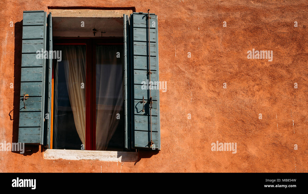 Traditional window of hotel at Piazza San Marco, Venice Stock Photo - Alamy