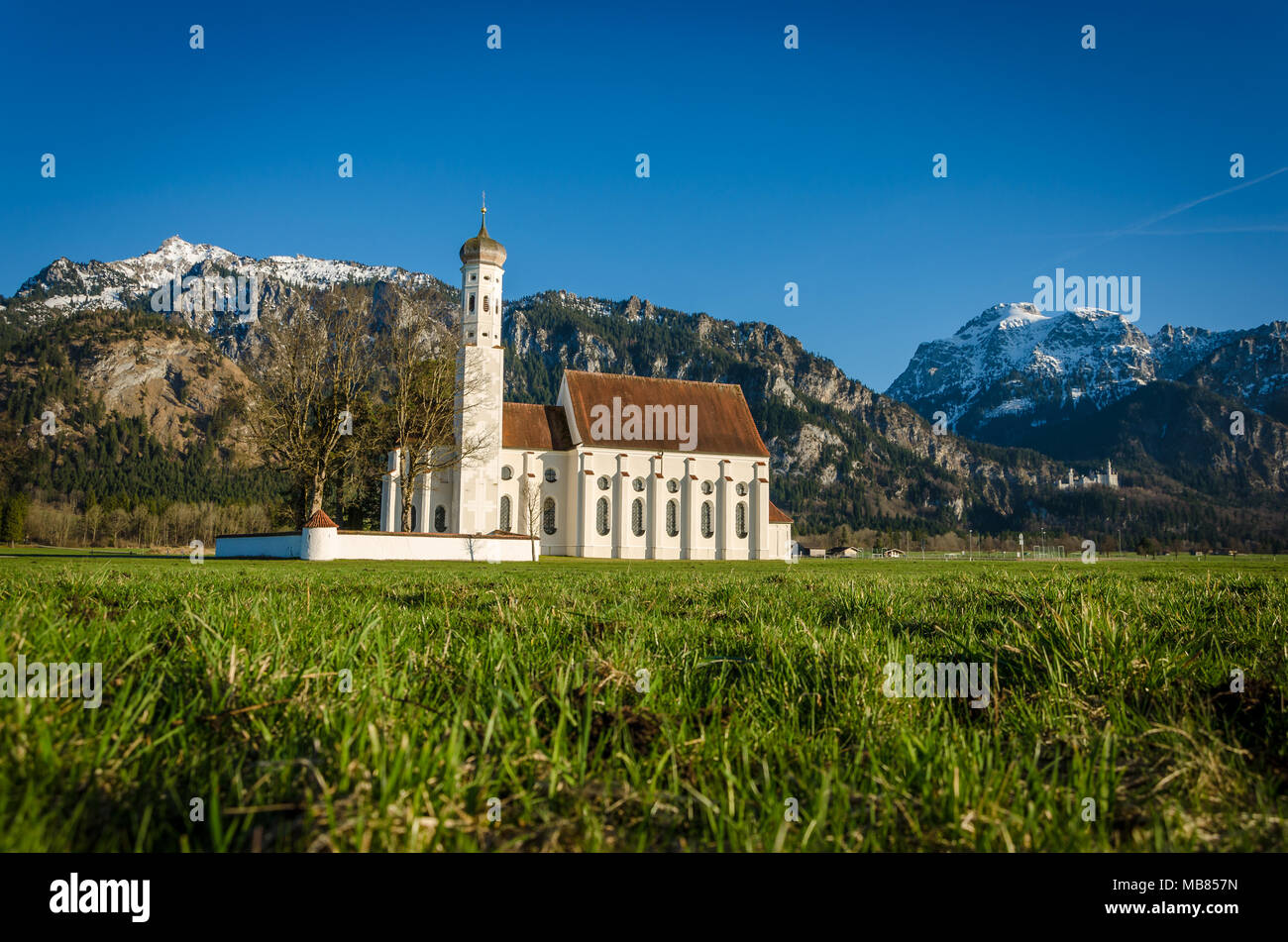 Church in the mountains Stock Photo - Alamy