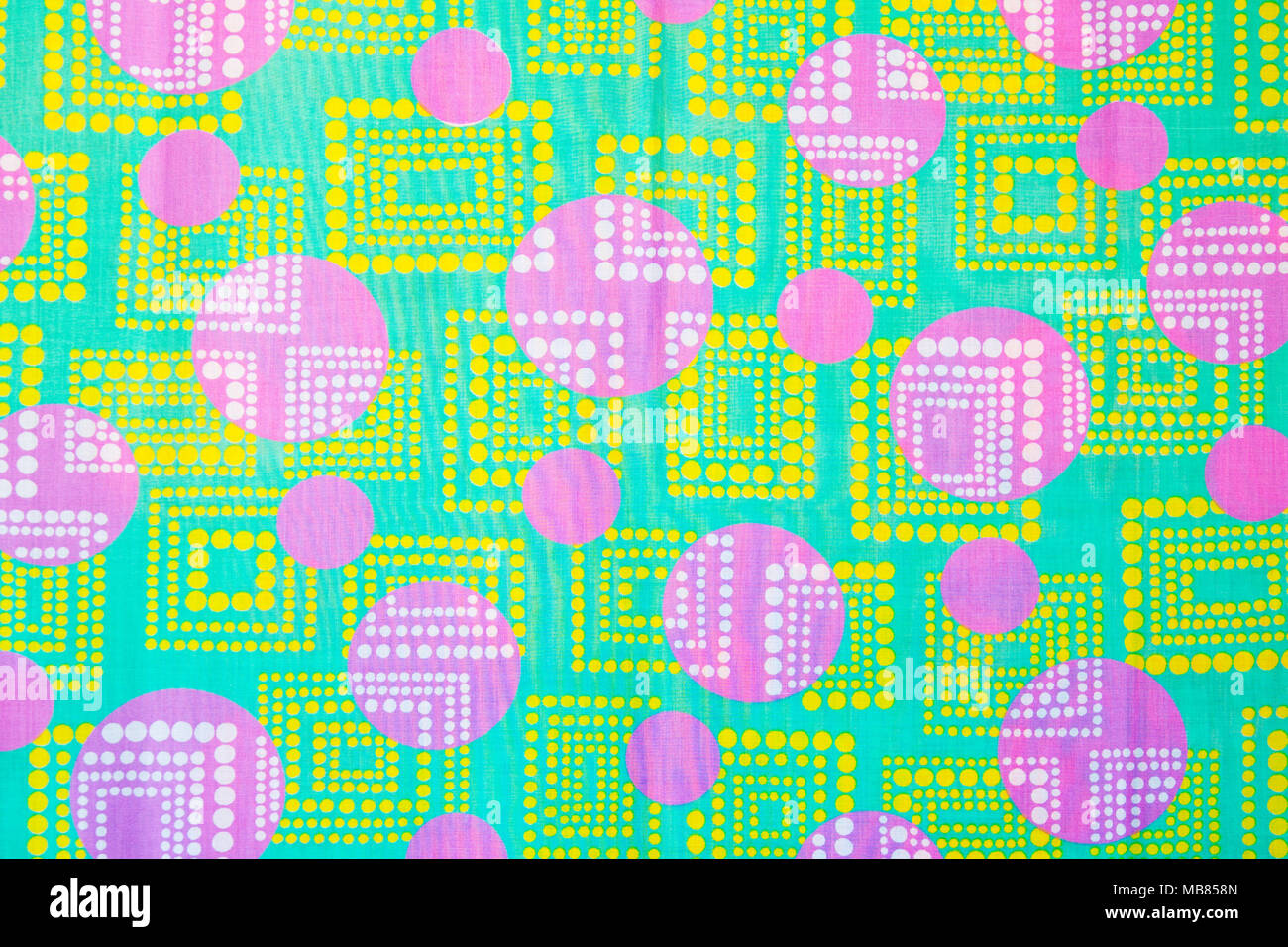 Detail of vintage fabric pattern Stock Photo - Alamy