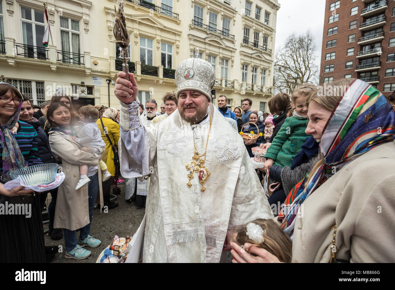 Russian Orthodox Easter celebrations and blessings at the Russian ...