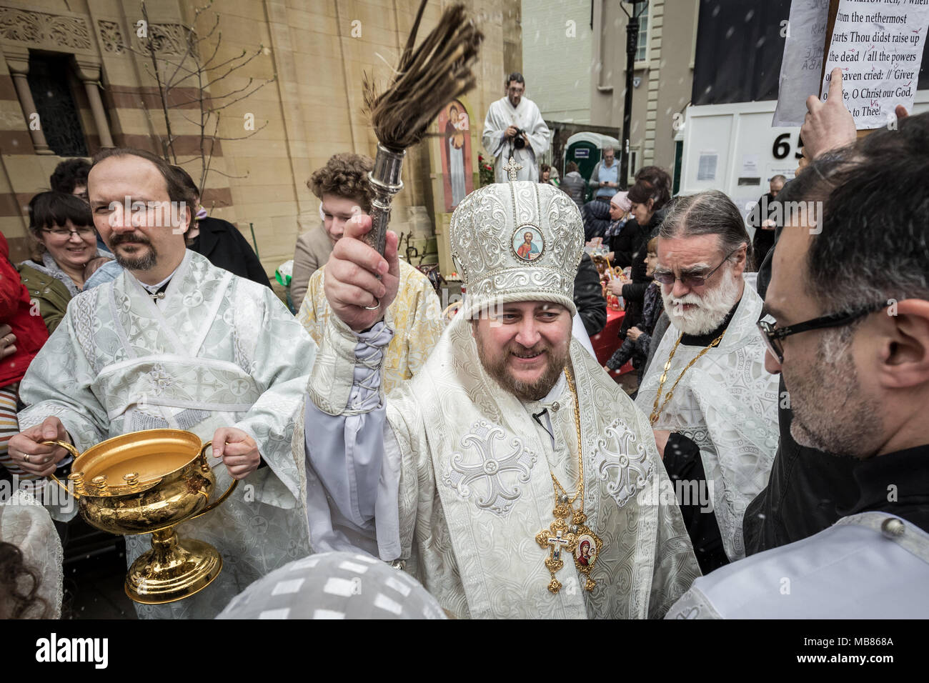 Russian Orthodox Easter celebrations and blessings at the Russian ...
