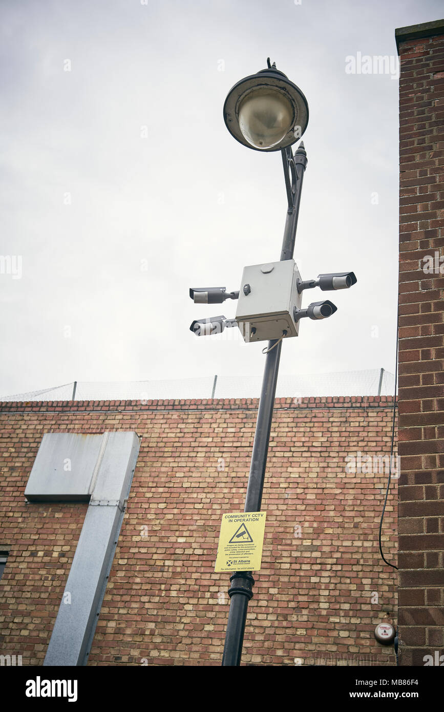 Security cameras street light hi-res stock photography and images - Alamy