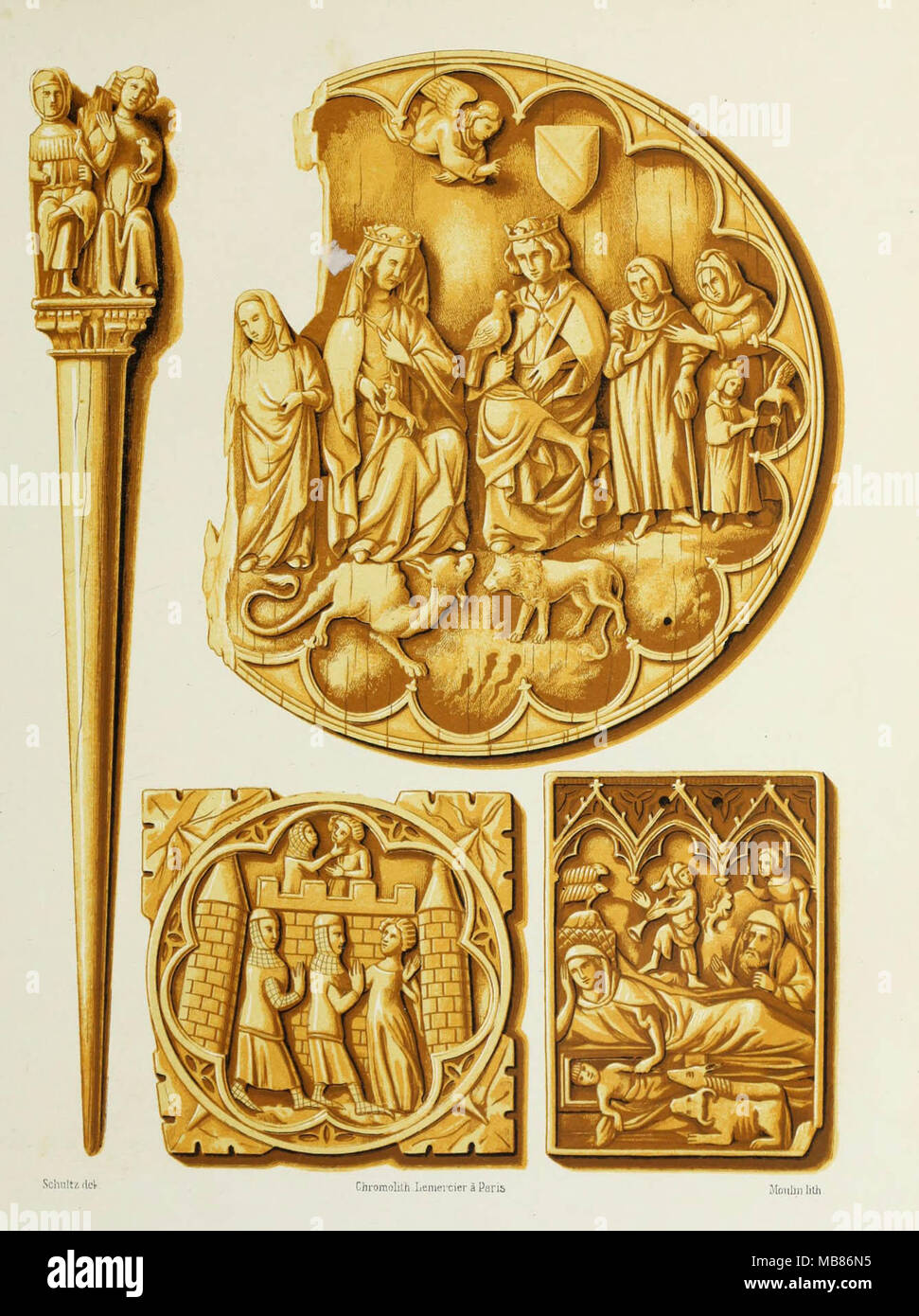 "Le Moyen age et la Renaissance" (1851 Stock Photo - Alamy