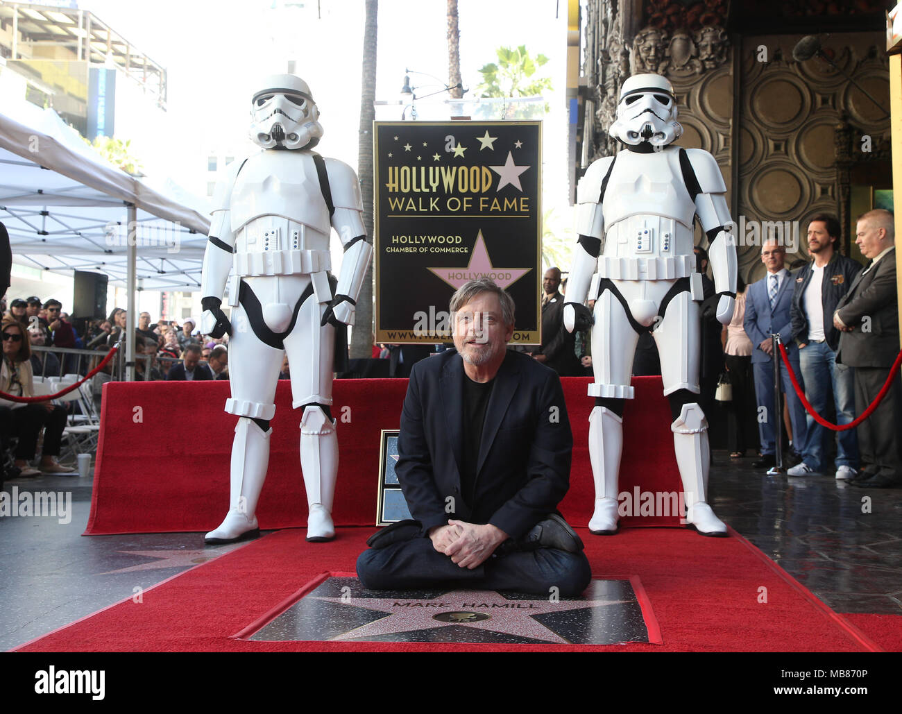 Mark Hamill Honored With Star On The Hollywood Walk Of Fame Featuring ...