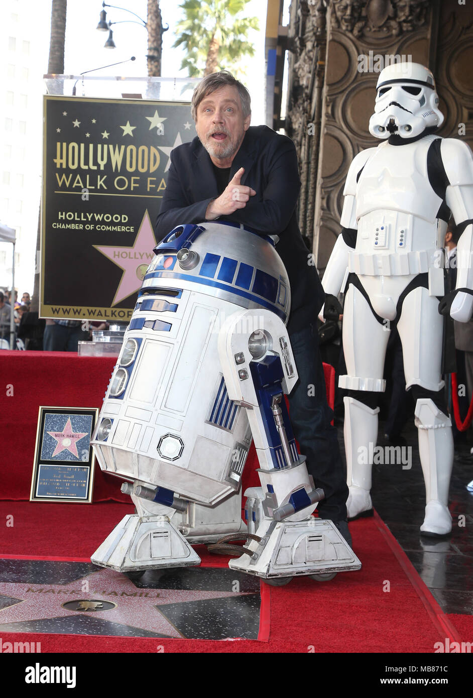 Mark Hamill Honored With Star On The Hollywood Walk Of Fame Featuring ...