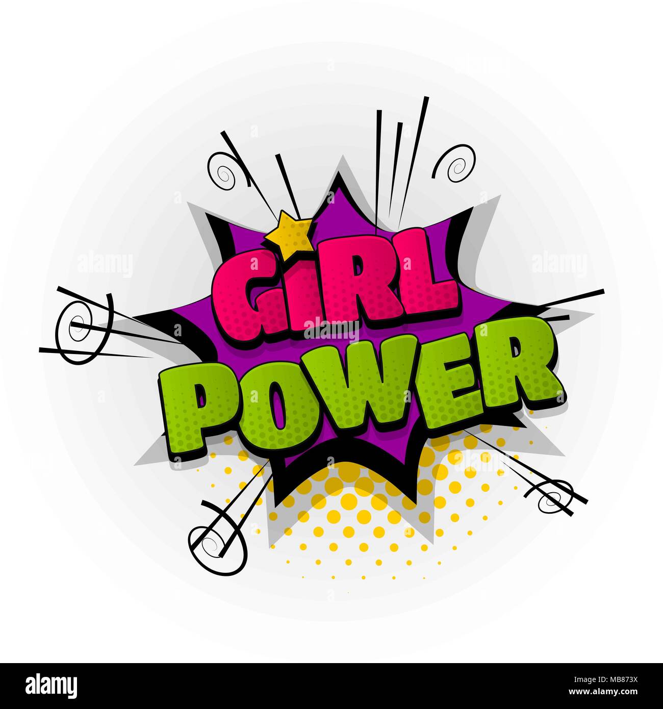 Woman power icon Stock Vector Images - Alamy