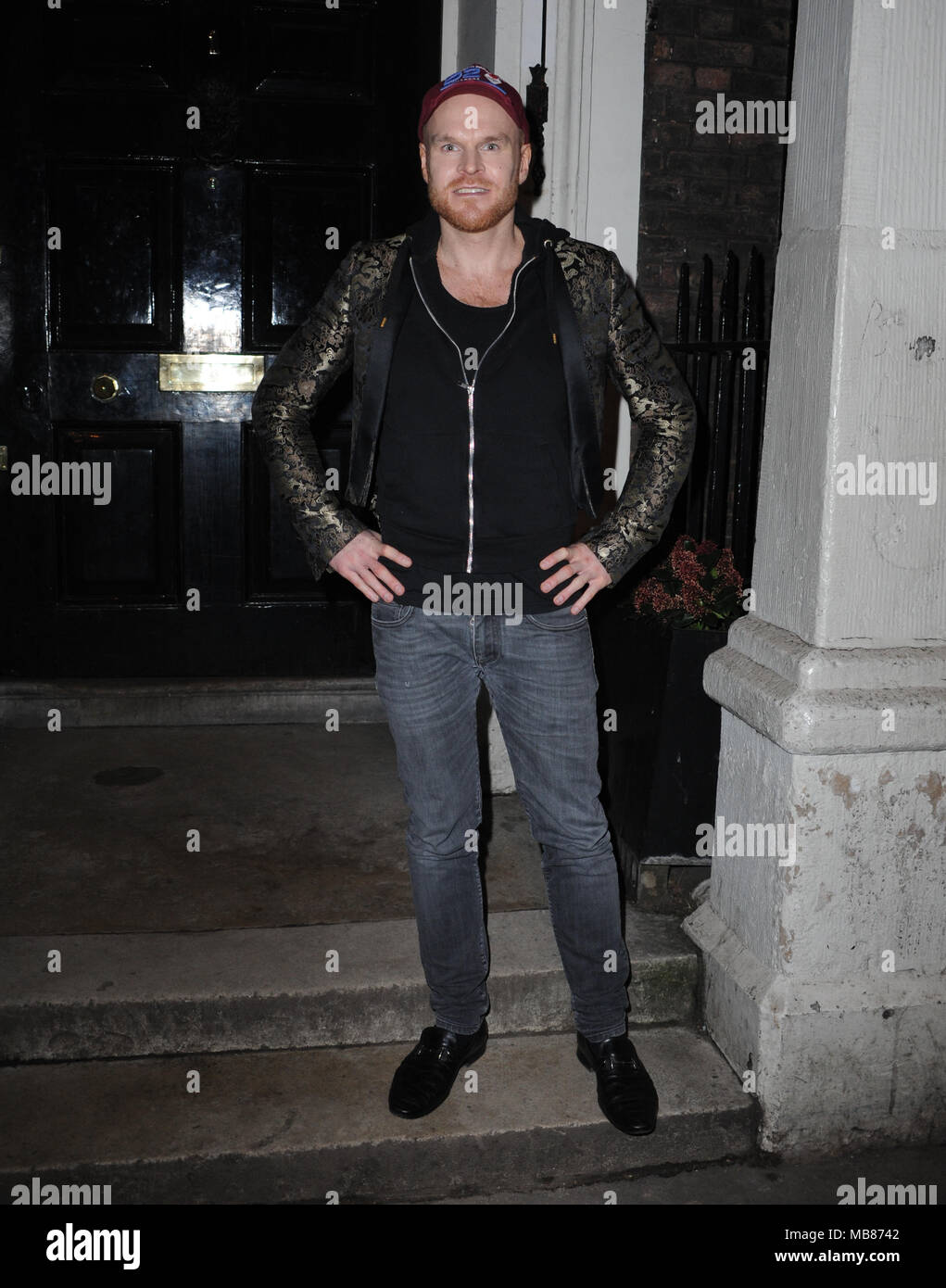 Charity event for the homeless at 1 Greek Street Featuring: Philip ...