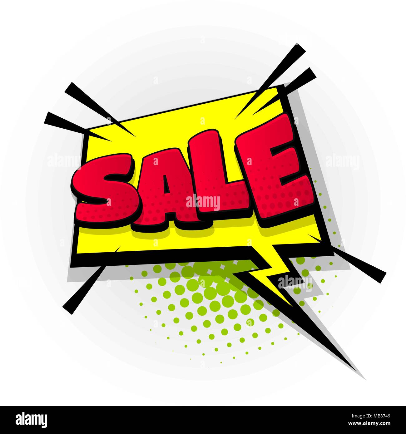 sale discount offer comic book text pop art Stock Vector Image & Art ...