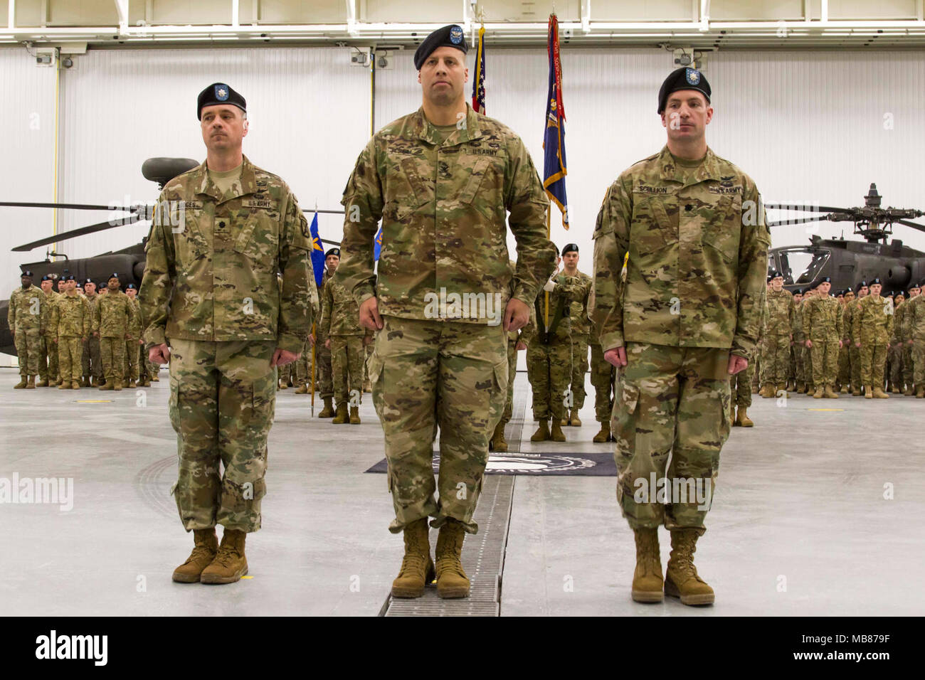 Col. Clair A. Gill, commander of the 10th Combat Aviation Brigade ...