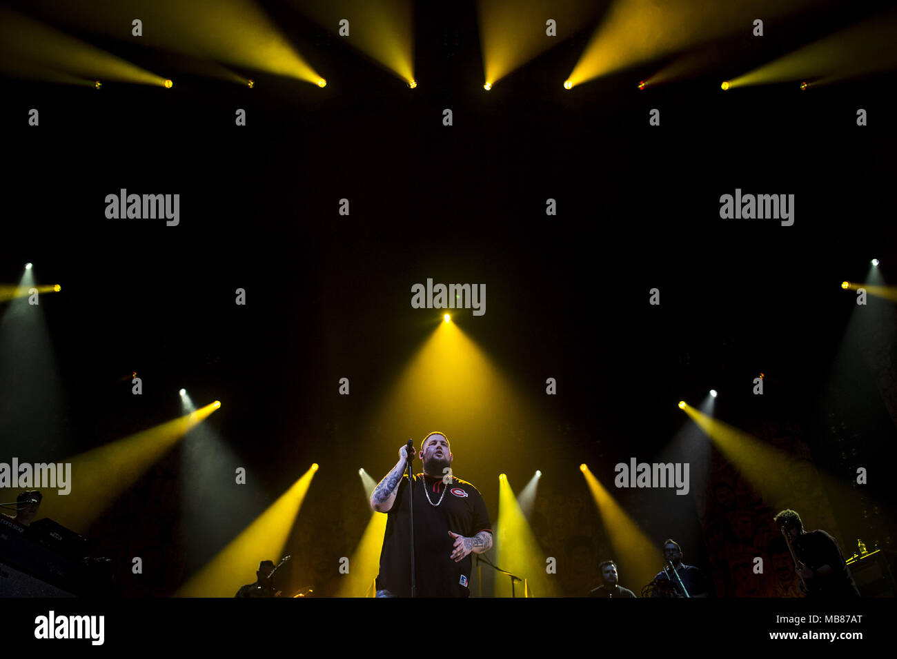 Rag'n'Bone Man performs live at Alexandra Palace Featuring: Rag'n'Bone ...