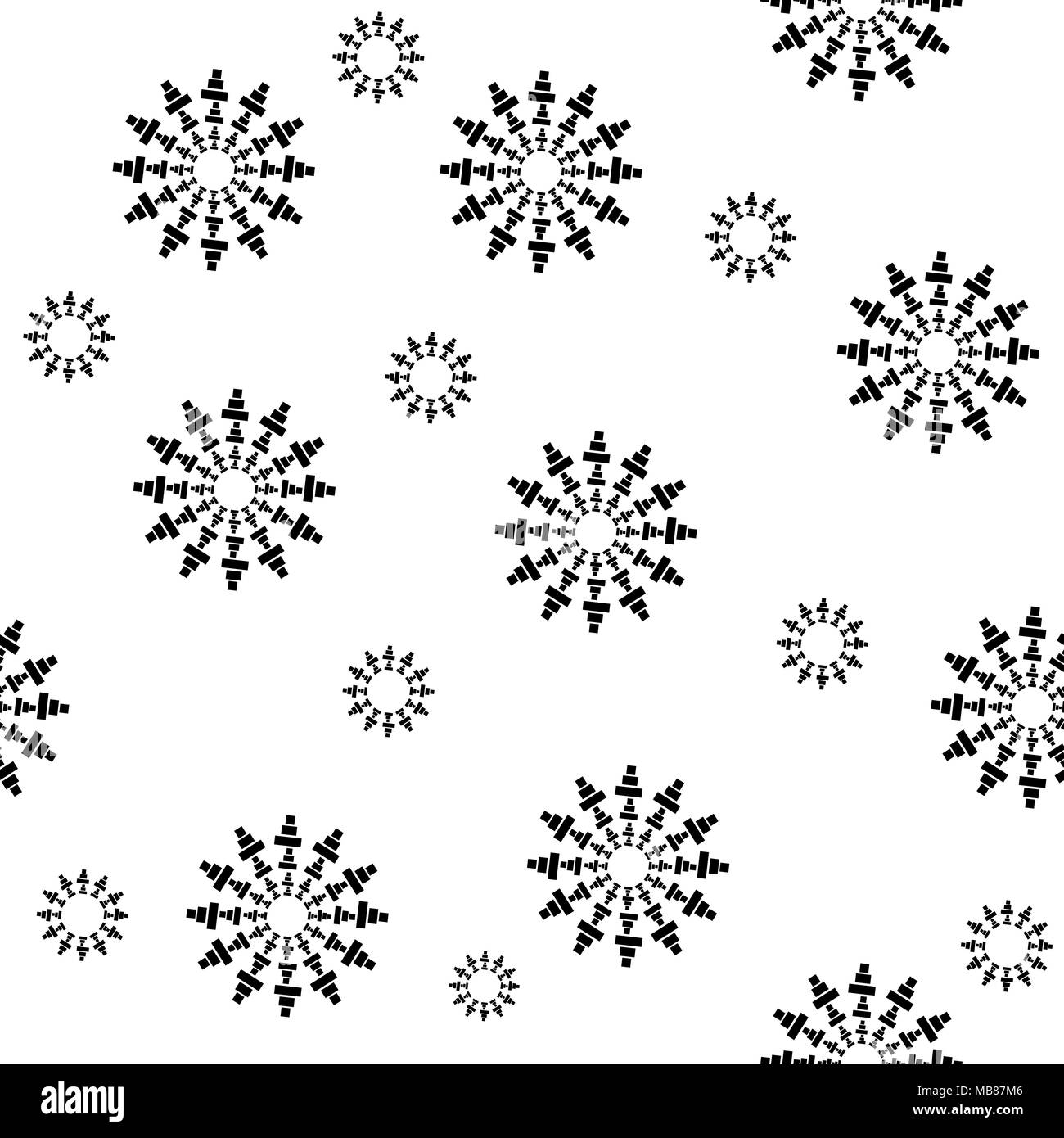 Circular Element Made Of Squares Seamless Pattern Squares Seamless Rotating Abstract