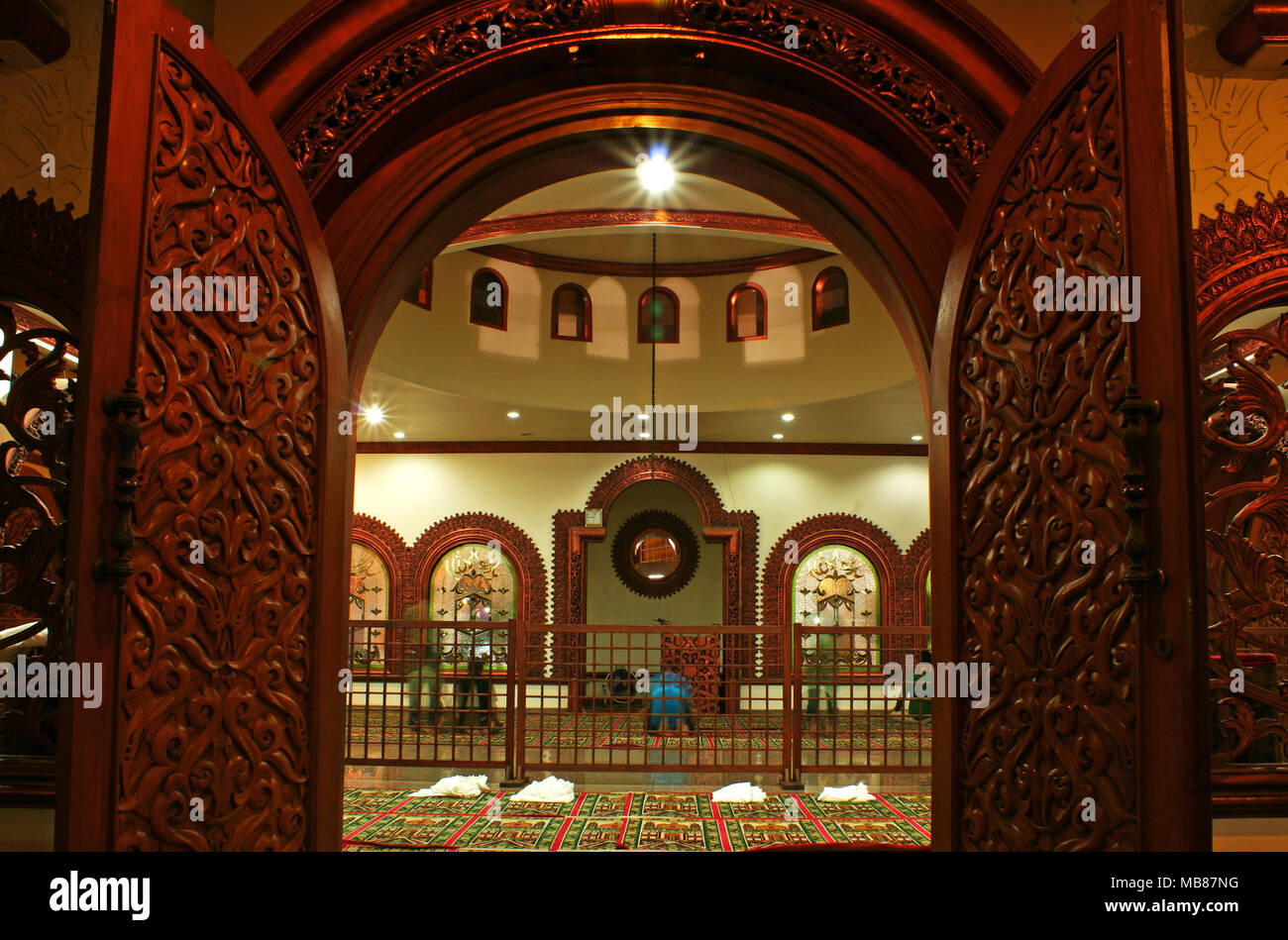Masjid Rest Area Cikampek Mosque, West Java, Indonesia Stock Photo - Alamy