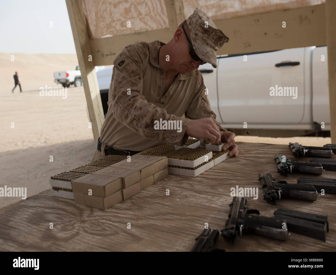 U.S. Marine Gunnery Sgt. Jason M. Ballman, company gunnery sergeant ...