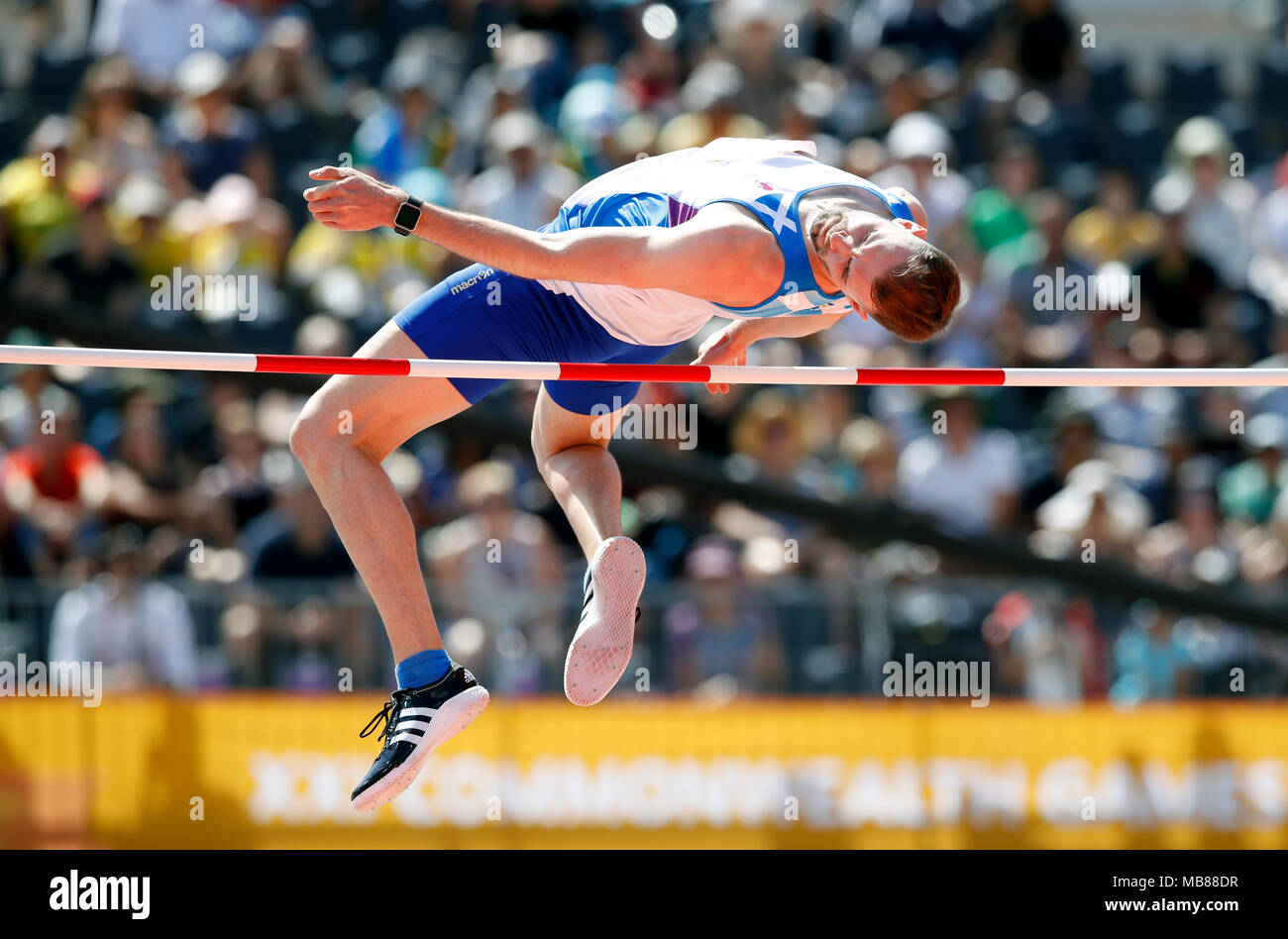 Scotland's David Smith during Men's High Jump Qualifying Round - Group ...