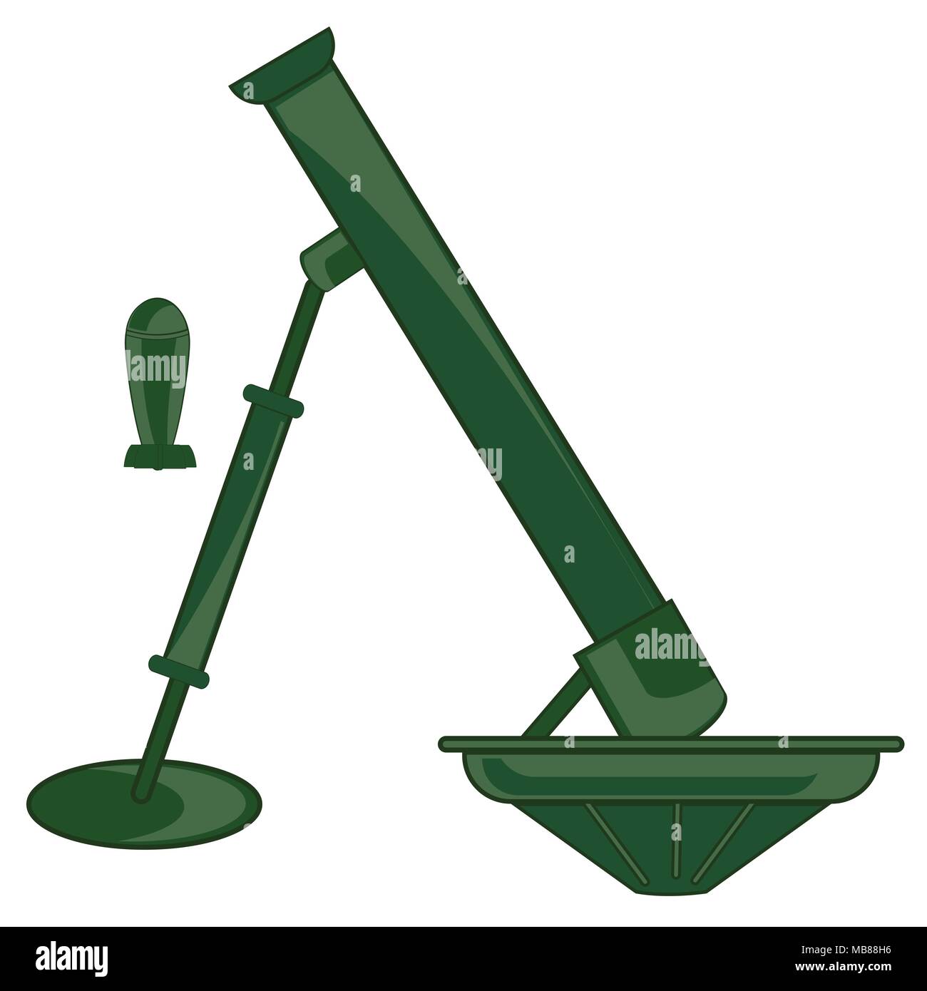 Mortar projectile Stock Vector Images - Alamy