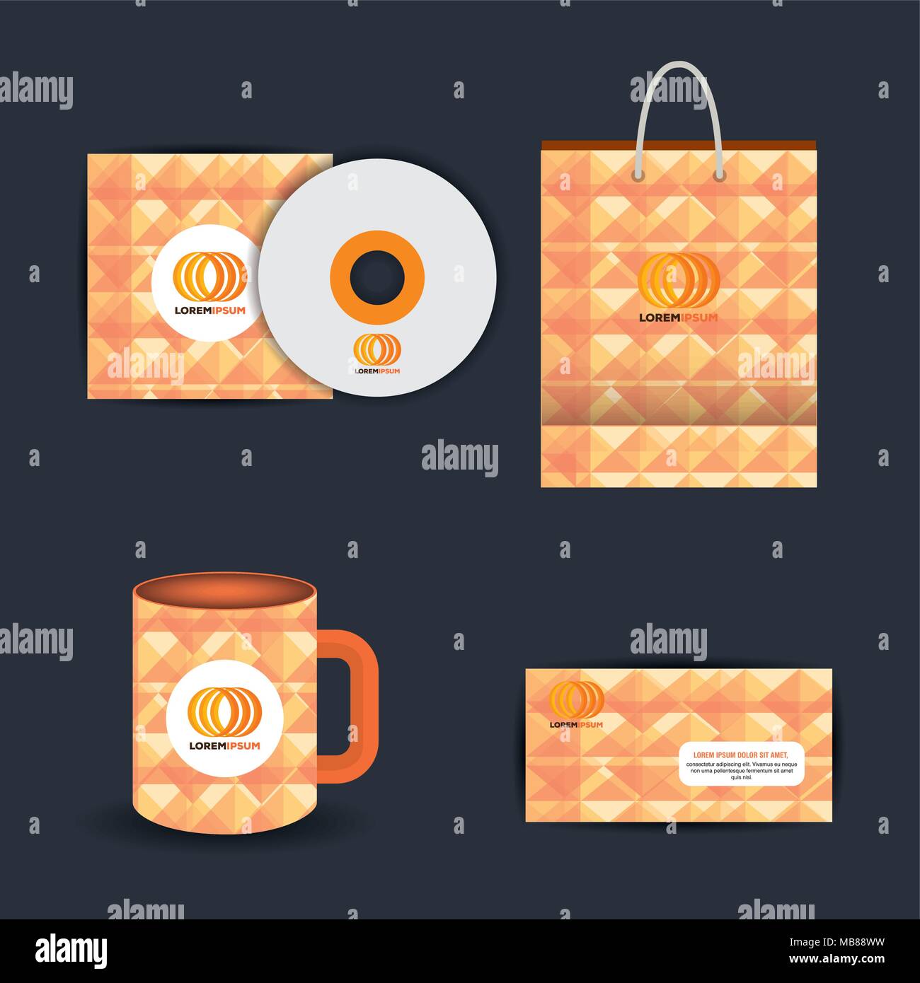 corporate company advertising set elements Stock Vector Image & Art - Alamy