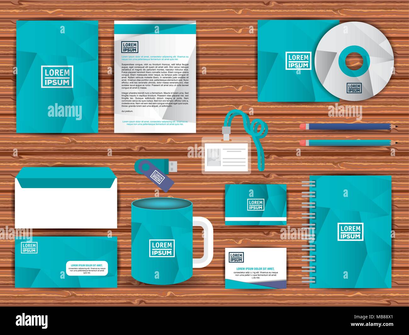 corporate company advertising set elements Stock Vector Image & Art - Alamy