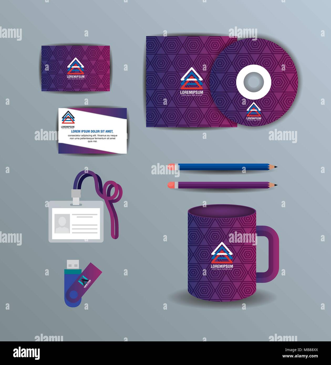 corporate company advertising set elements Stock Vector Image & Art - Alamy