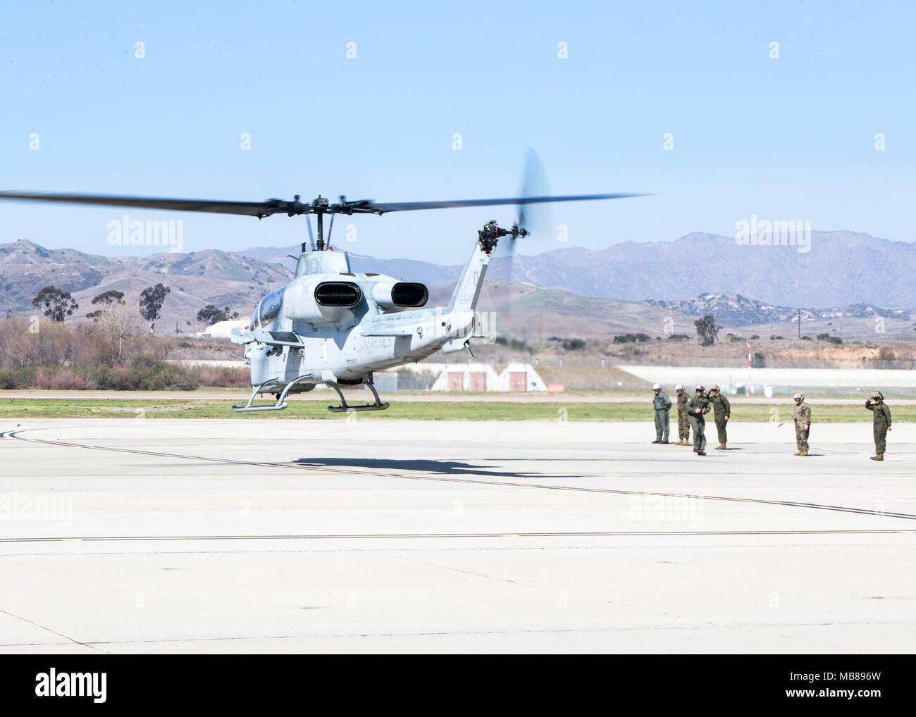 One after another, Marines from Marine Light Attack Helicopter Training ...