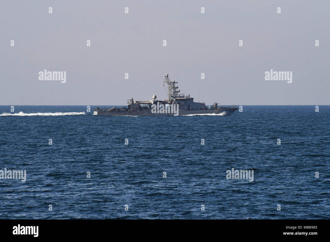 U.S. 5TH FLEET AREA OF OPERATIONS (Feb. 6, 2018) Coastal patrol ship ...