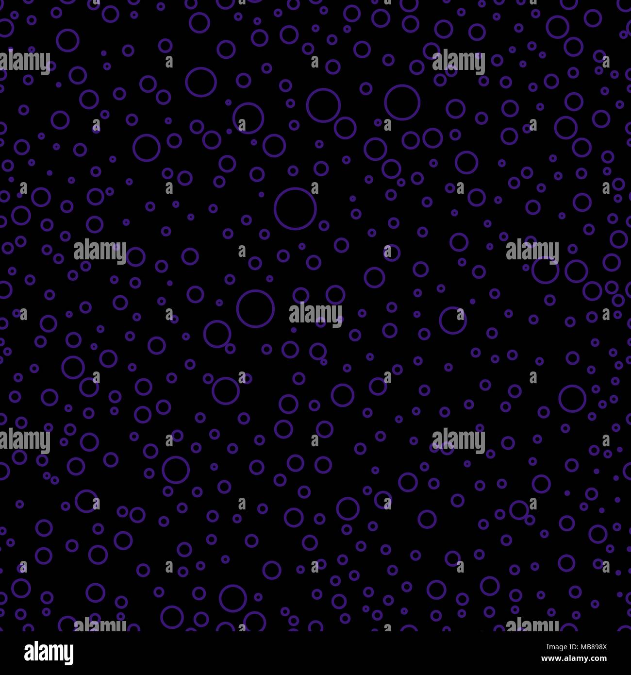 Circles Seamless Pattern Modern Stylish Texture Repeating Or Looping Abstract Trendy Outline