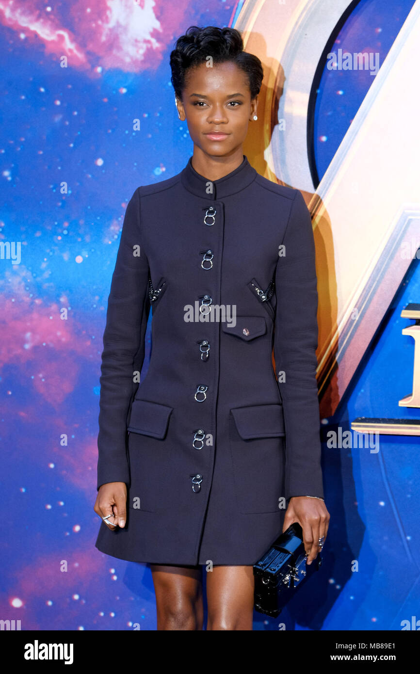 Letitia Wright at UK Fan Event of AVENGERS: INFINTY WAR on Sunday 8 ...