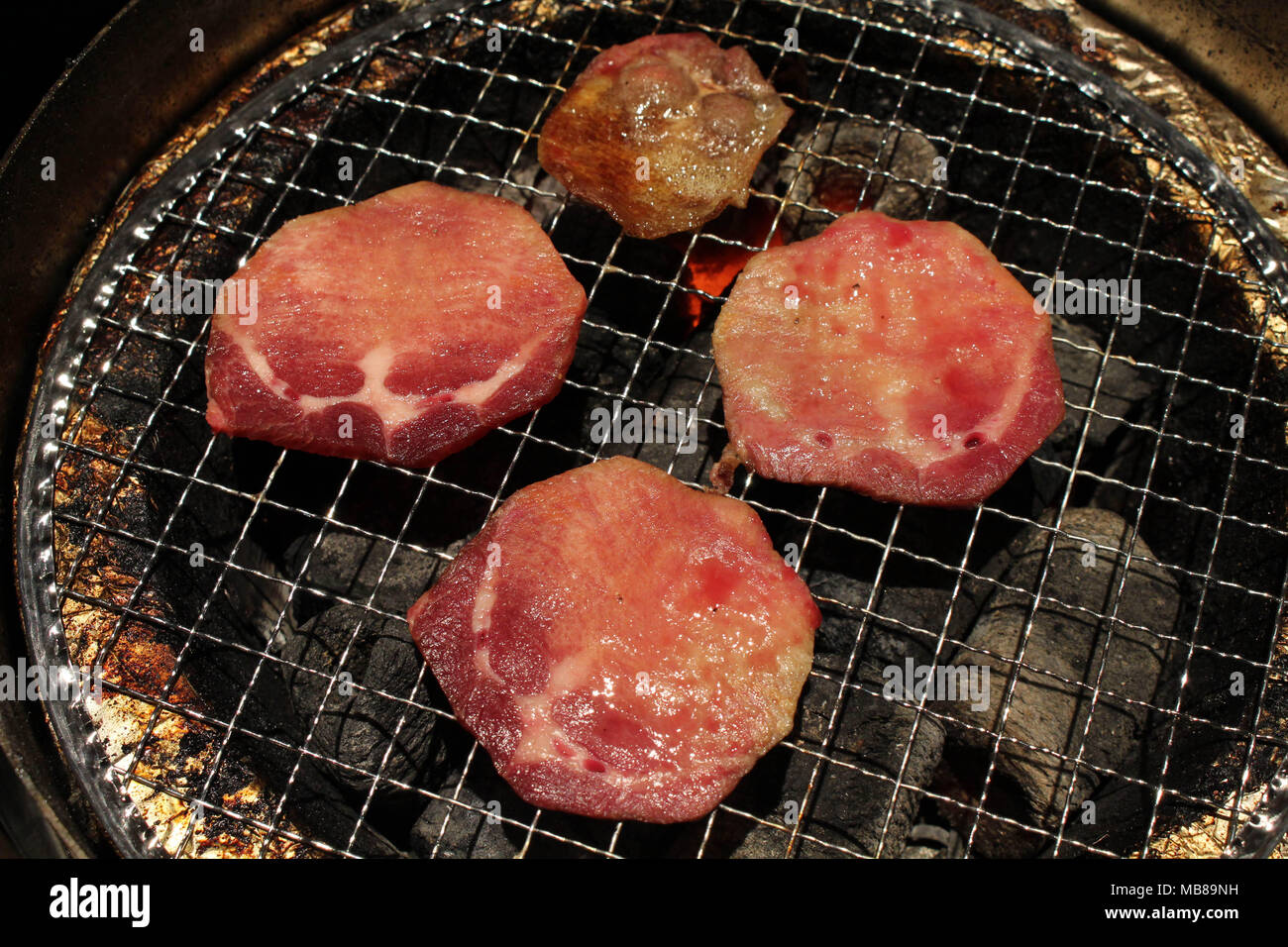 The food served at yakiniku (meaning "grilled meat" or "barbecue ...