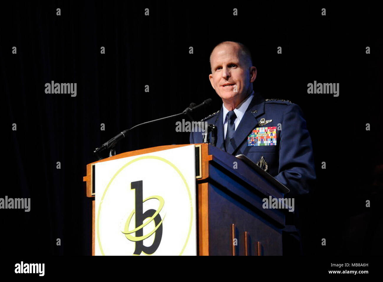 Air Force Vice Chief of Staff Gen. Stephen Wilson congratulates ...