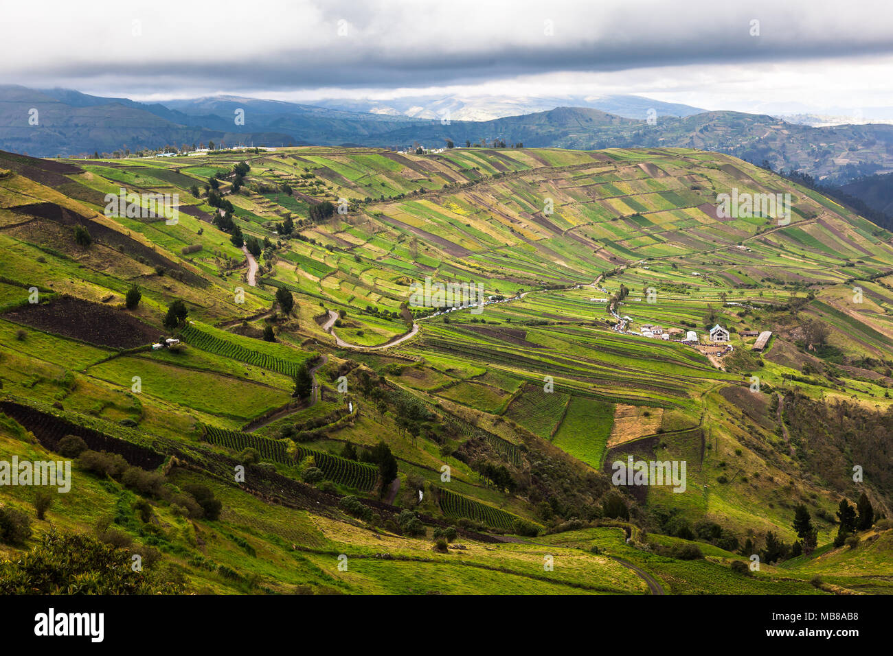Andean crops on slopes hi-res stock photography and images - Alamy