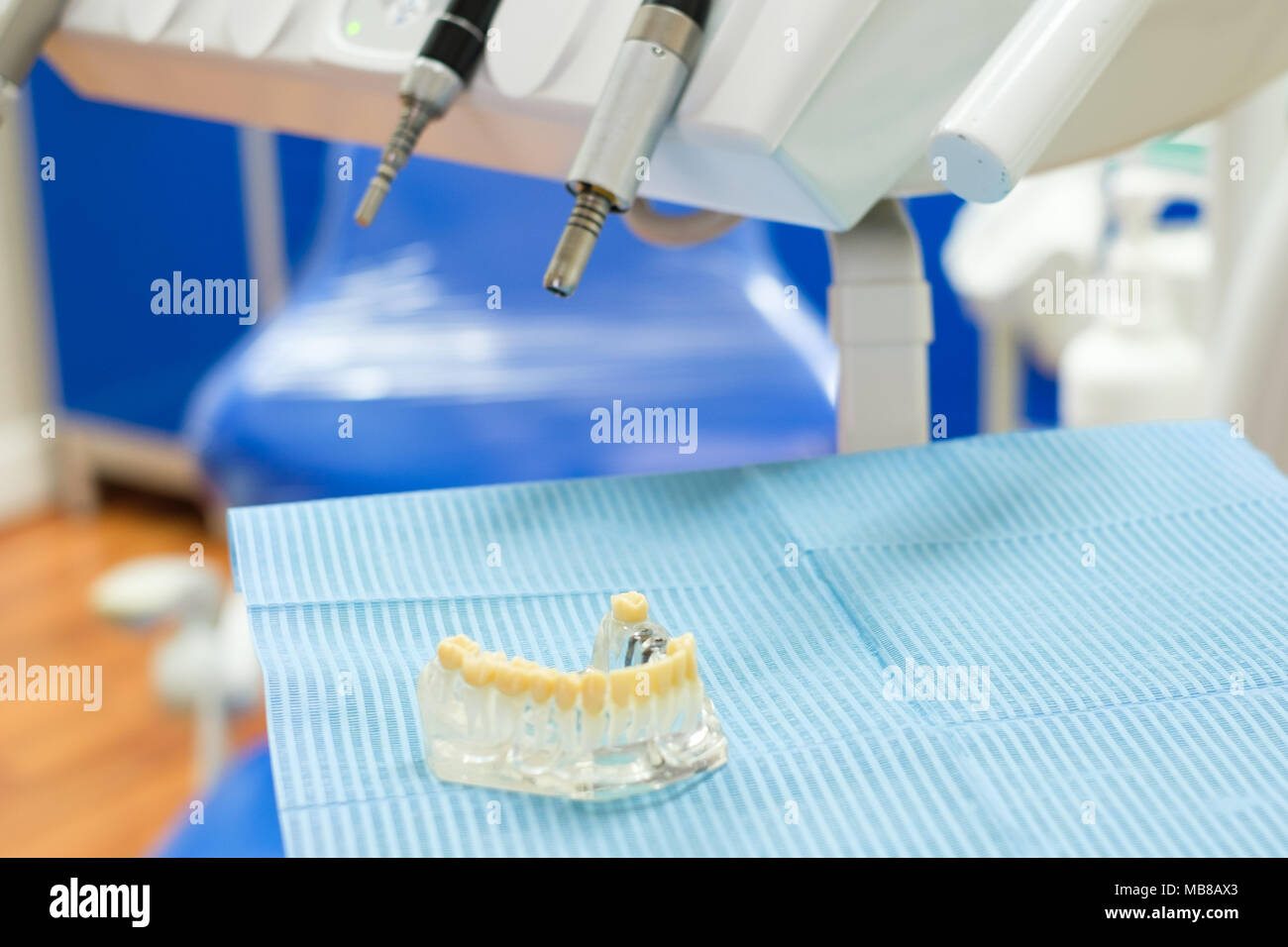 Denture fitting replacement isolated in dentist clinic Stock Photo - Alamy