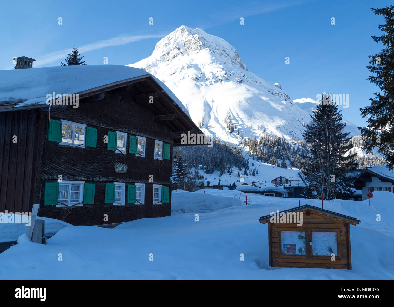 St anton arlberg ski resort hi-res stock photography and images - Alamy