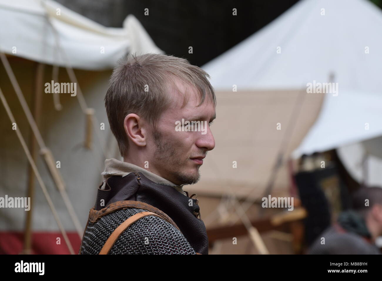 Roman Legions putting on a display at York's Eboracum festival Stock ...