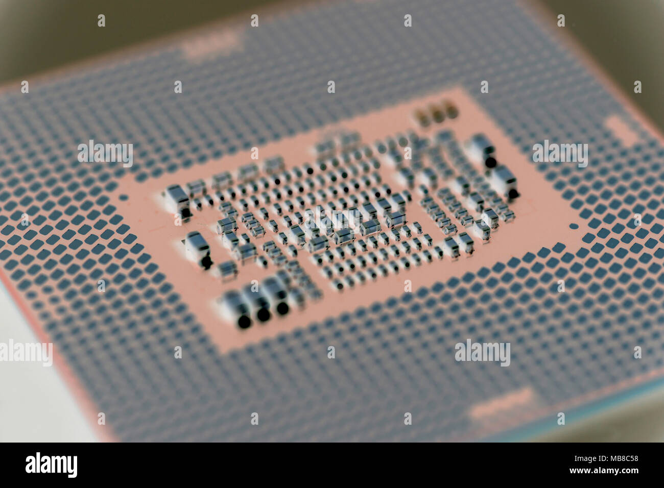 Central processing unit CPU processor microchip close up Stock Photo - Alamy
