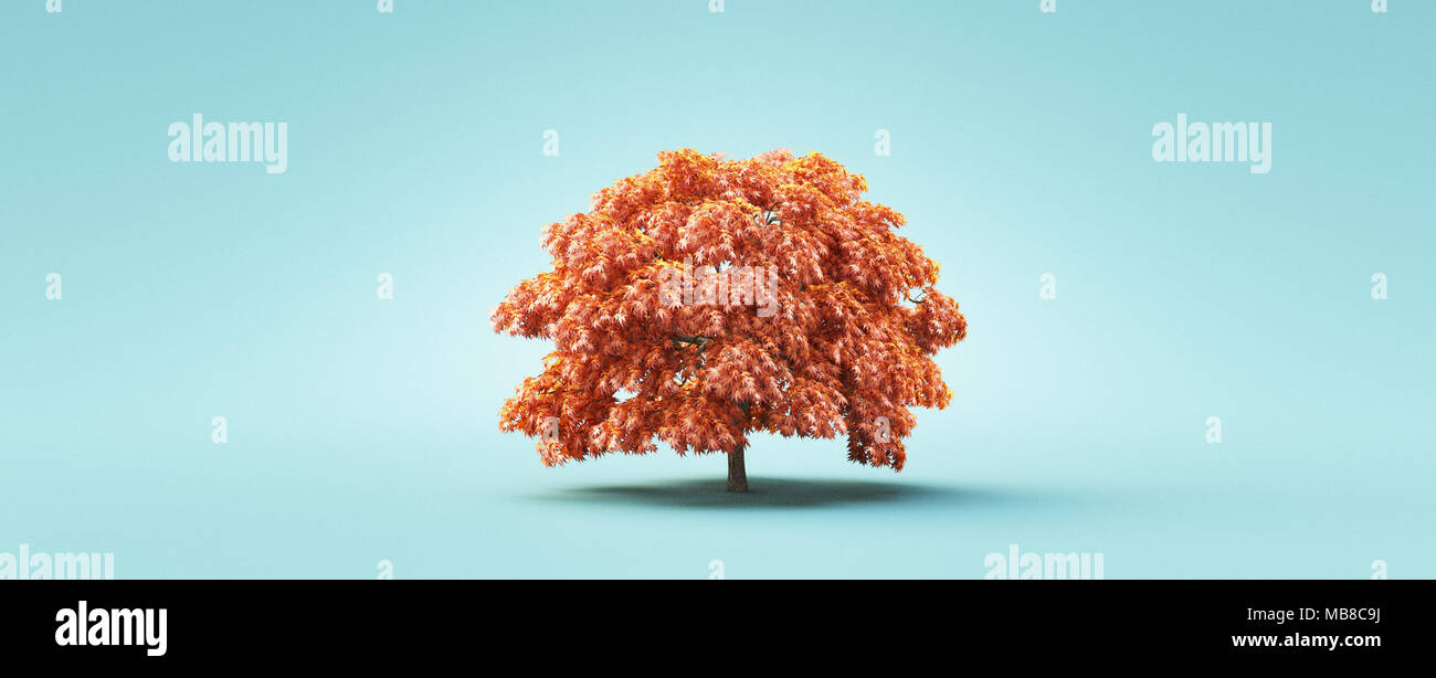 Tree, nature, life, environment, 3d render illustration Stock Photo - Alamy