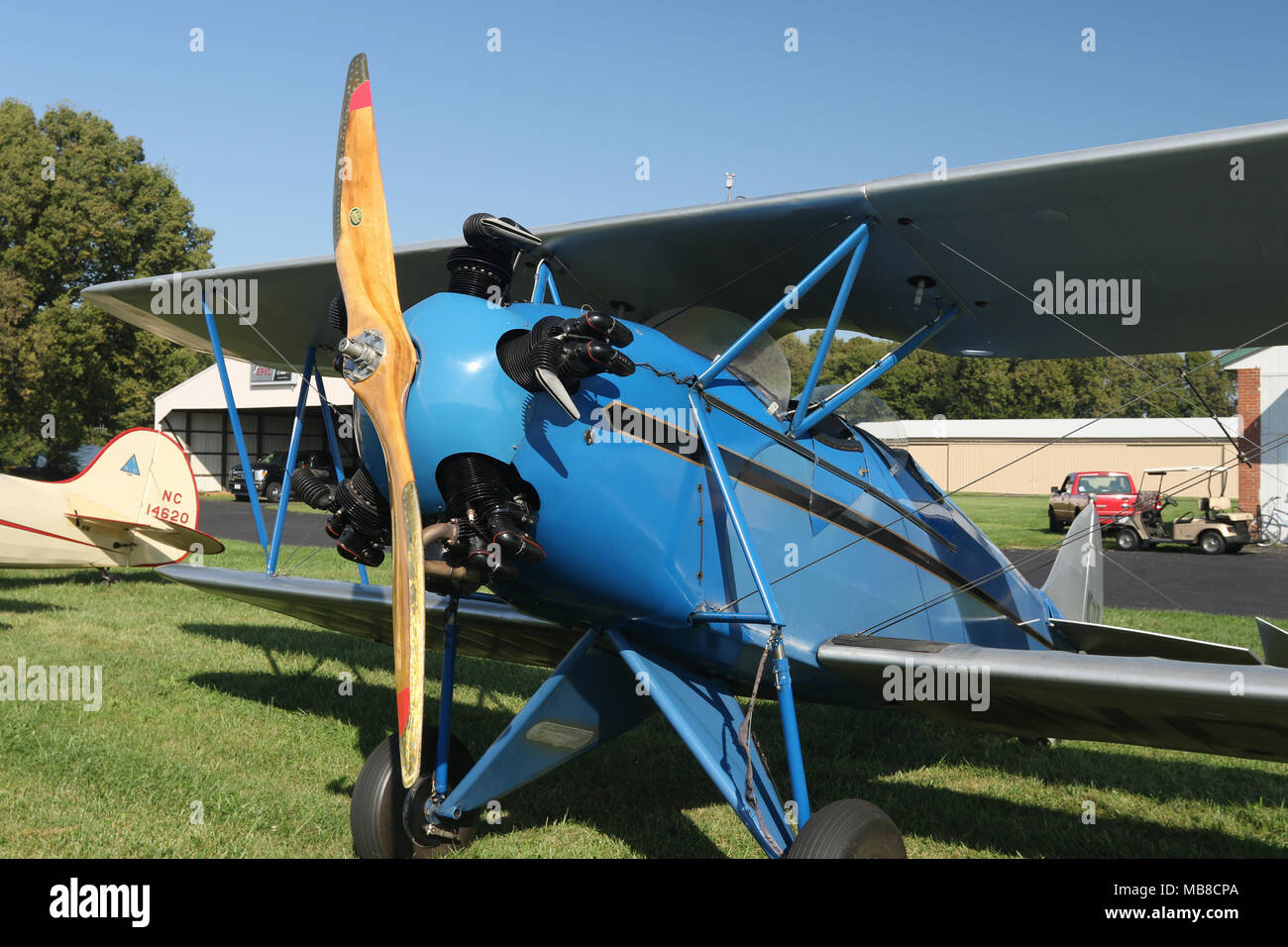 Vintage 1930 airplane. WACO model KNF, serial number 3297. NC113Y ...