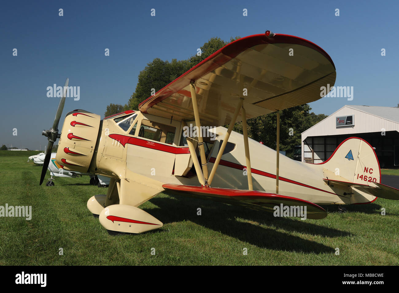 Vintage 1935 Airplane. WACO model YKC-S, serial number 4234. NC14620 ...