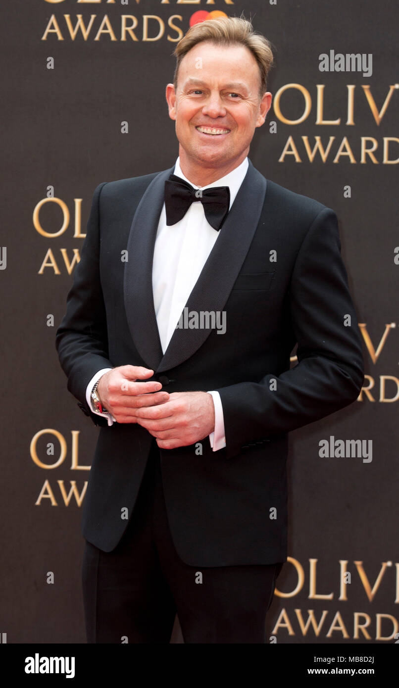 Jason Donovan arriving for The Olivier Awards at the Royal Albert Hall ...