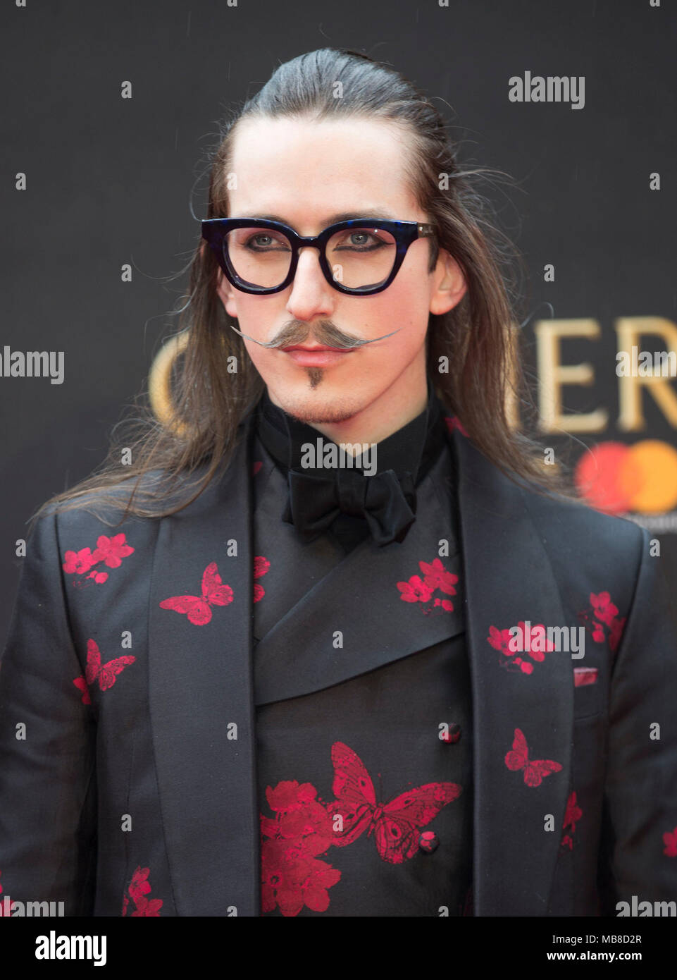 Joshua Kane arriving for The Olivier Awards at the Royal Albert Hall in ...