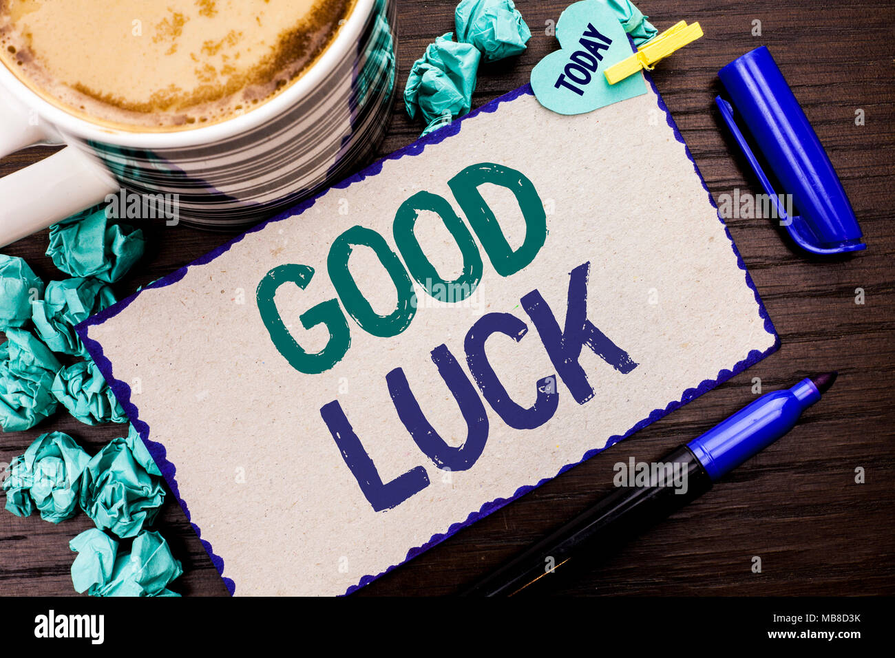 Conceptual hand writing showing Good Luck. Business photo showcasing ...