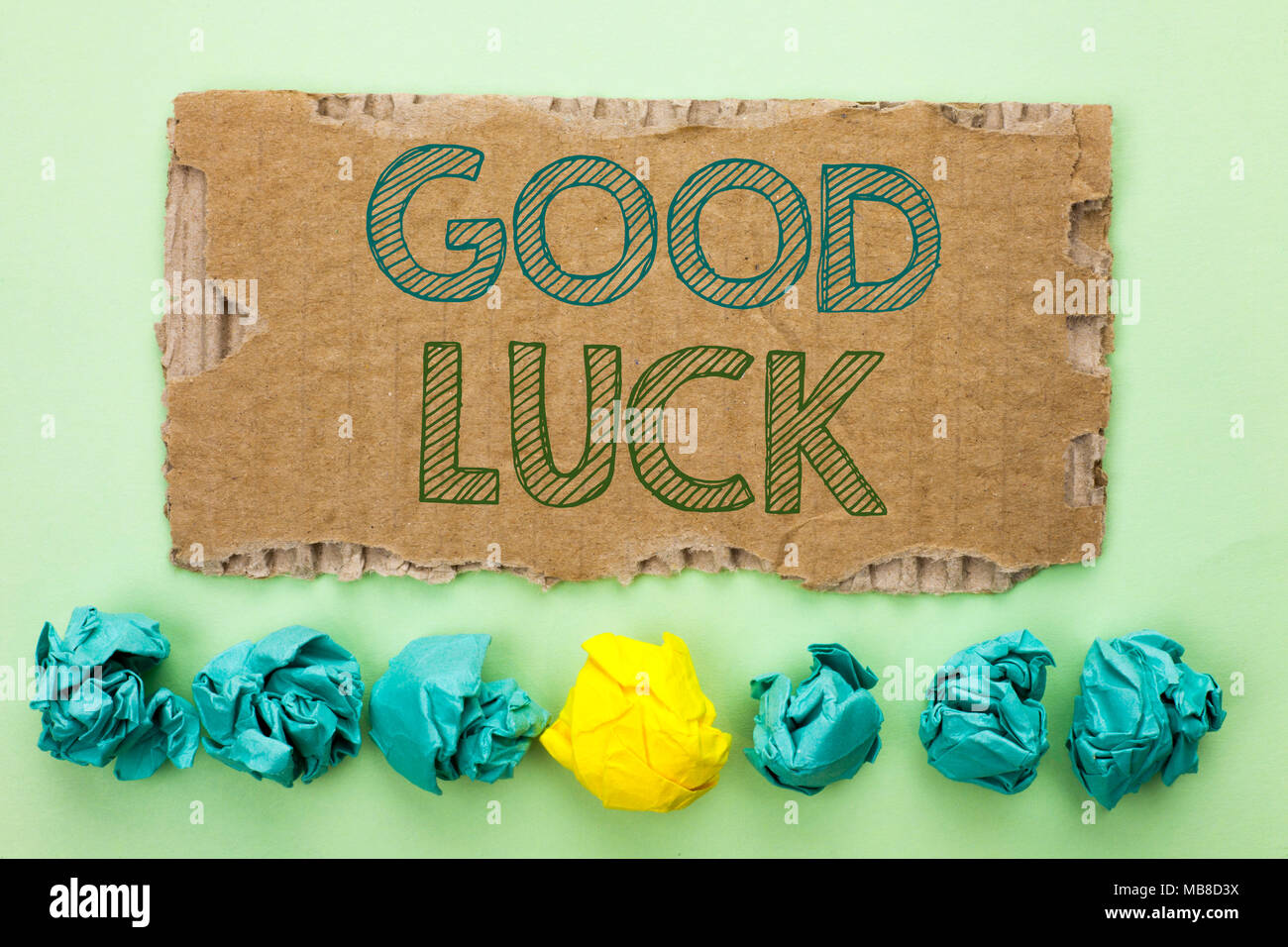 Conceptual hand writing showing Good Luck. Business photo text Lucky ...