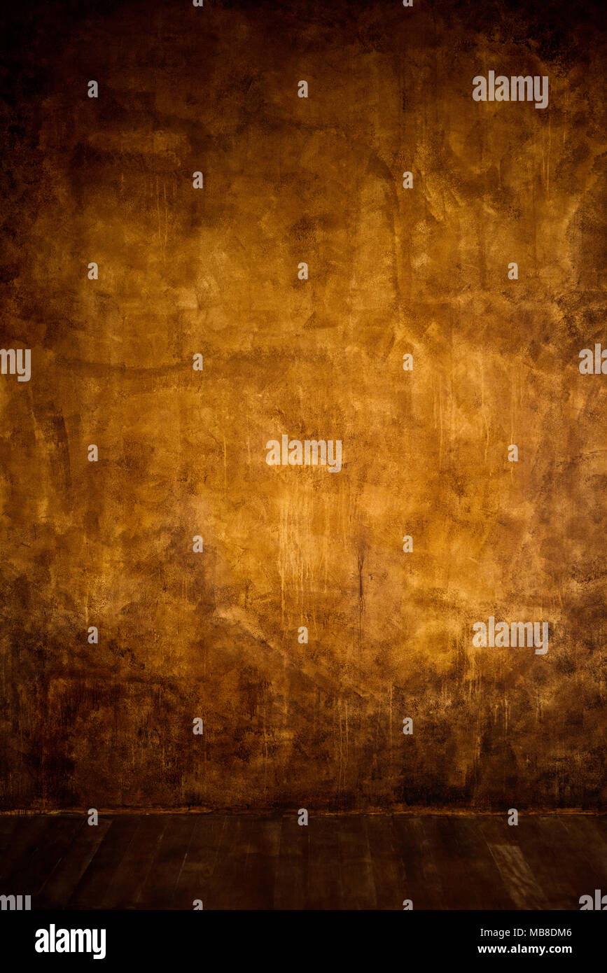 gold brown background paper with vintage grunge background texture with ...
