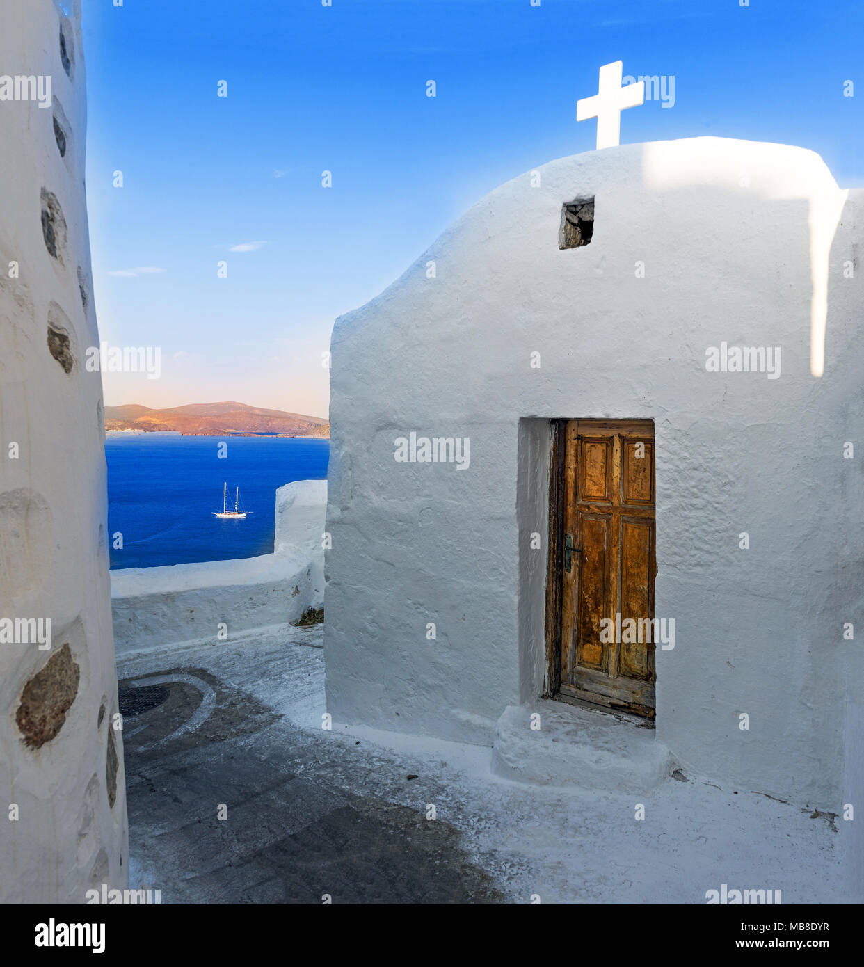 church on the island Stock Photo - Alamy