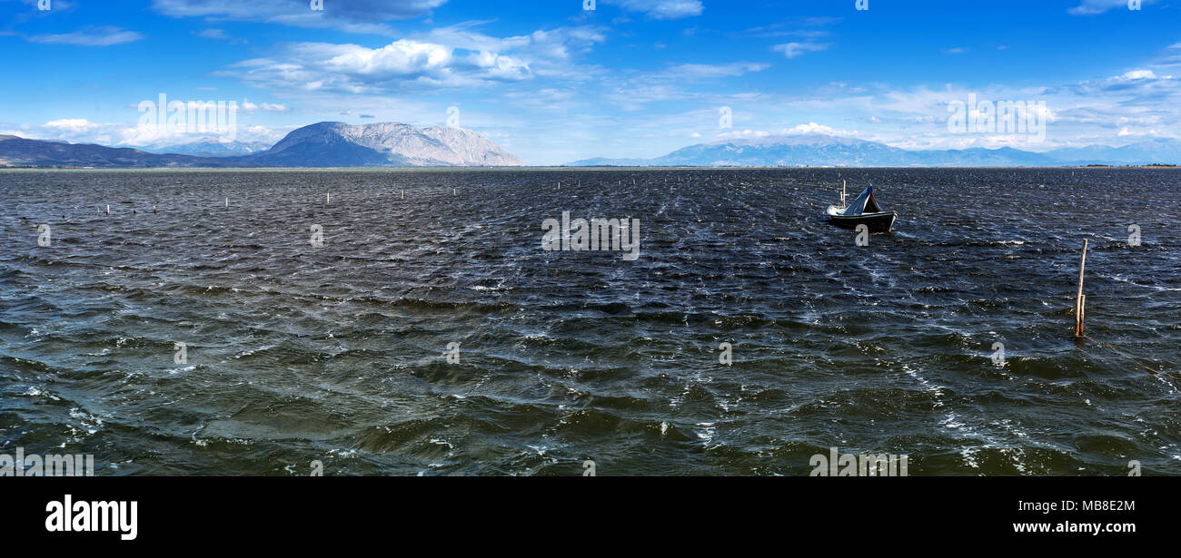 lagoon of Messolonghi Stock Photo - Alamy