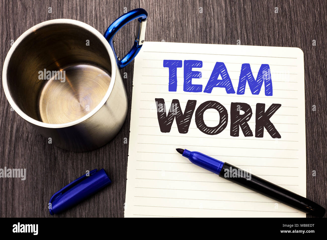 Conceptual hand writing showing Team Work. Business photo showcasing ...
