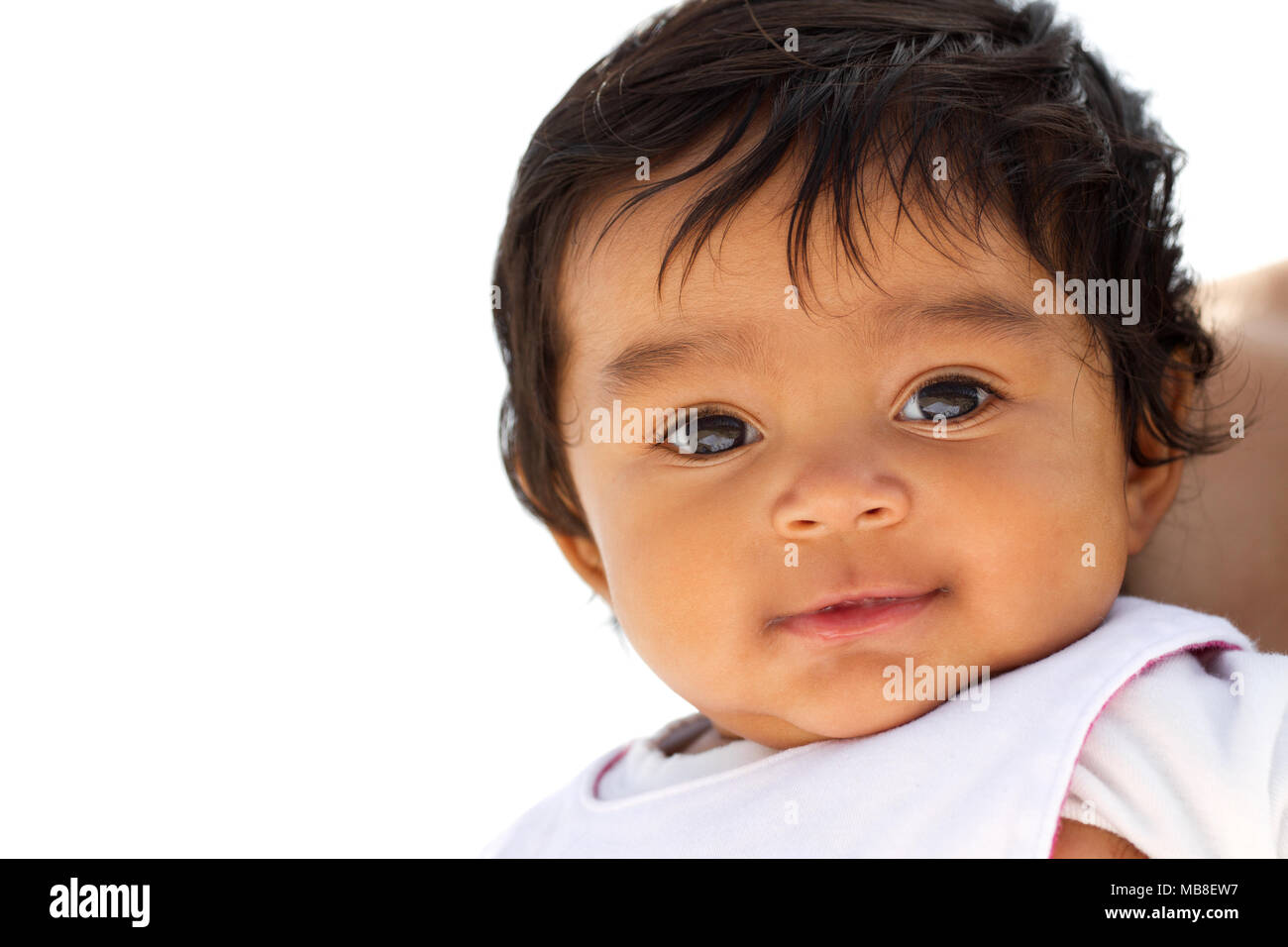 Cute little baby smiling Stock Photo - Alamy