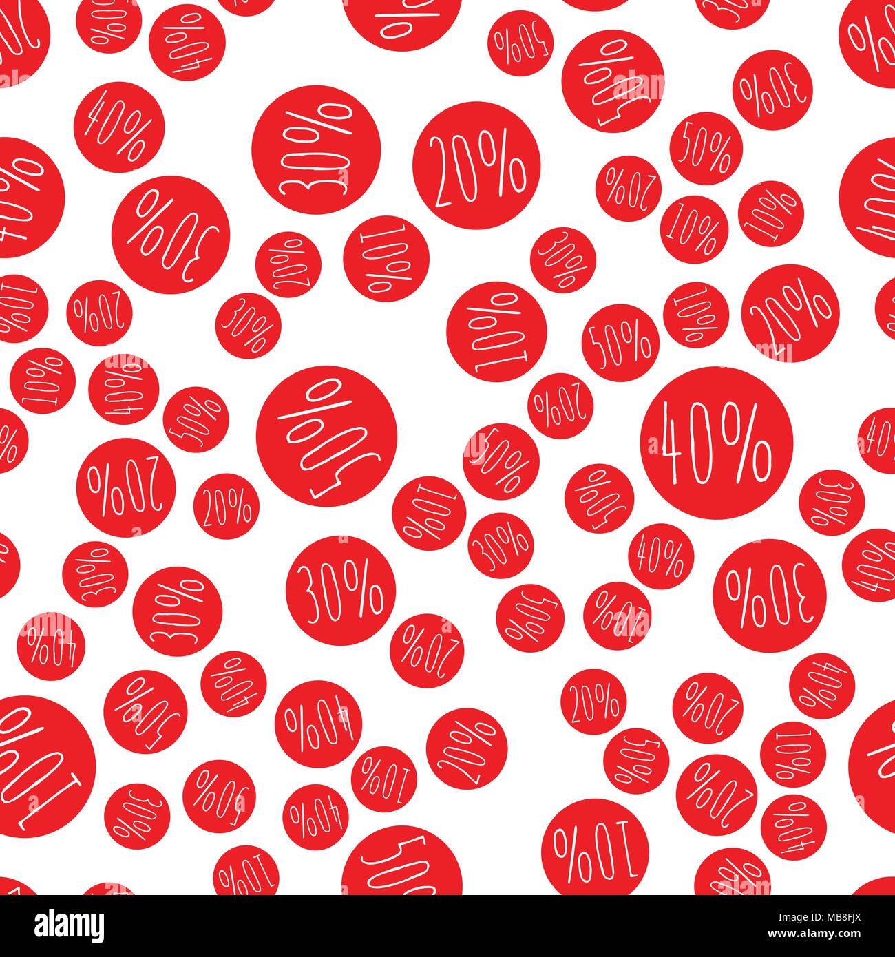 White sale banner with percent signs. Vector paper illustration. Sale ...