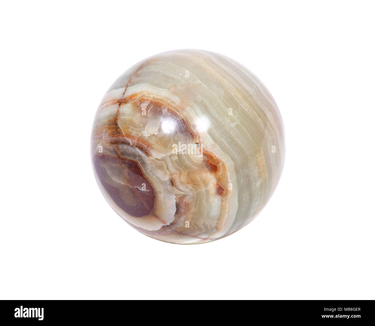 Multicolor onyx sphere polished natural banded crystal mineral stone ...