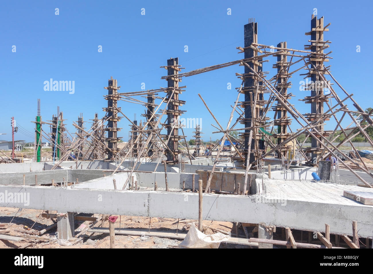 Construction site for housing project Stock Photo - Alamy